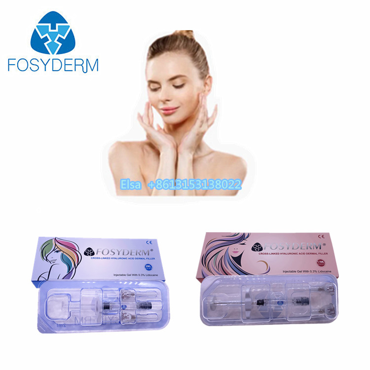Fosyderm 2ml Hyaluronic Acid Gel Dermal Filler Injections For Facial ...