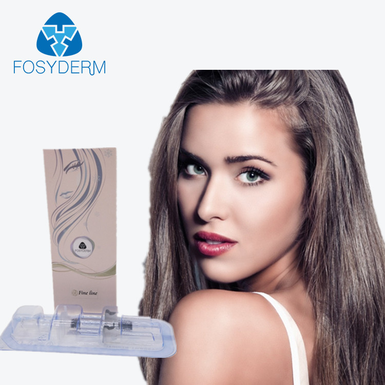 Skin Care 1ml Fine Cross Linked Dermal Filler HA Gel For Face Injections