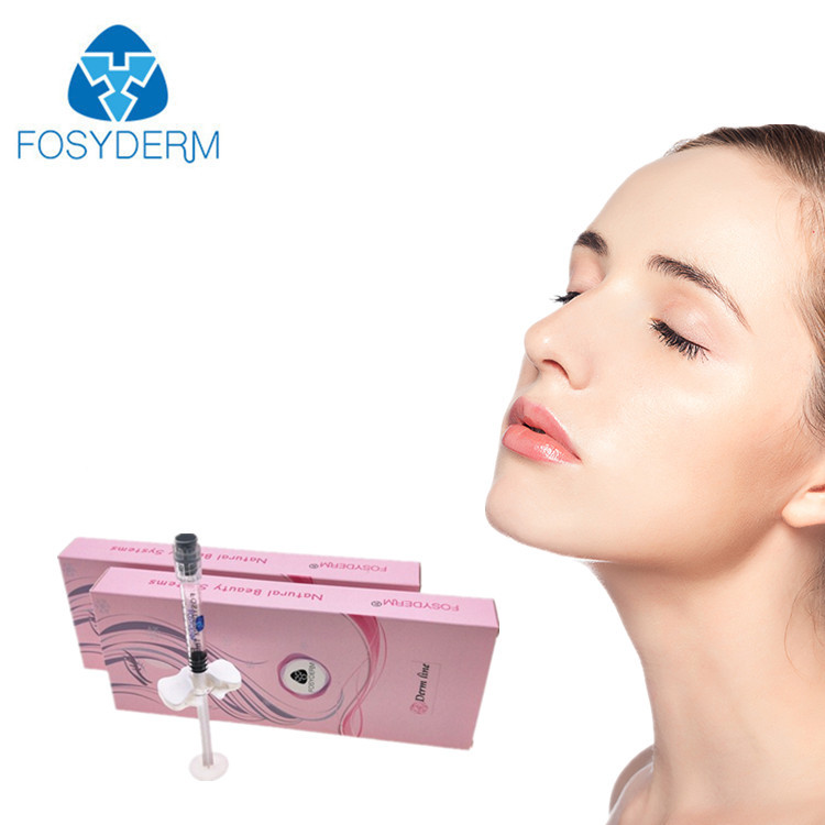 Cross Linked Hyaluronic Acid Dermal Filler HA Gel Injection With Lidocaine